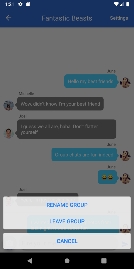 Android Chat App Template In Kotlin With Firebase Backend Download